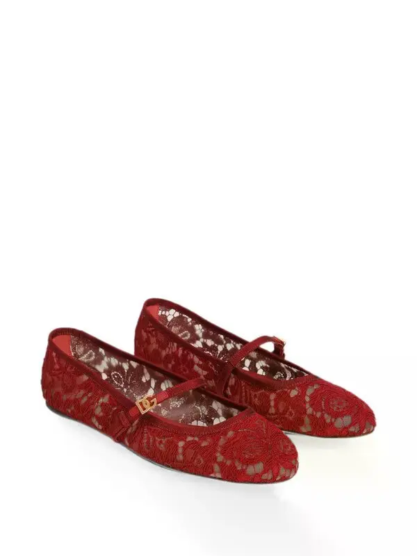 Dolce & Gabbana Lace Ballet Flats