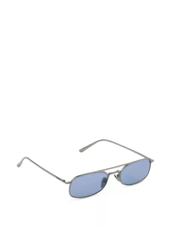 Prada Rectangular Metal Sunglasses