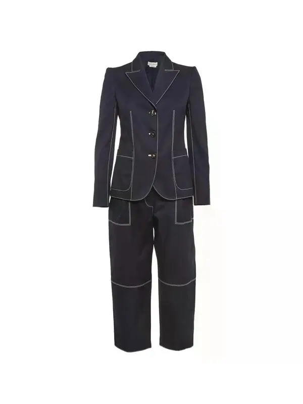 Alexander McQueen Contrast-stitch Suit