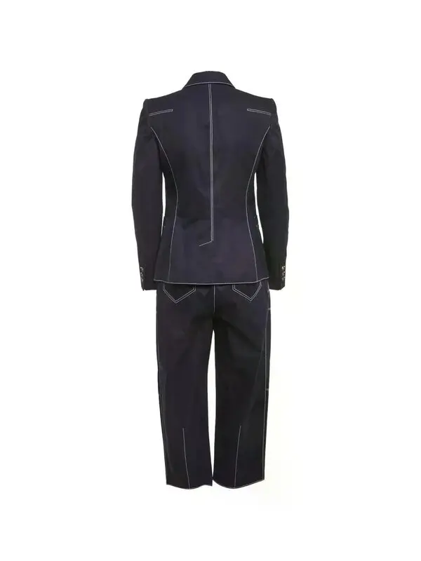 Alexander McQueen Contrast-stitch Suit