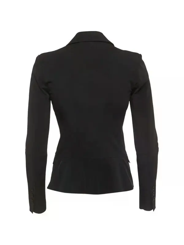Elisabetta Franchi Gabardine Slim Fit Blazer