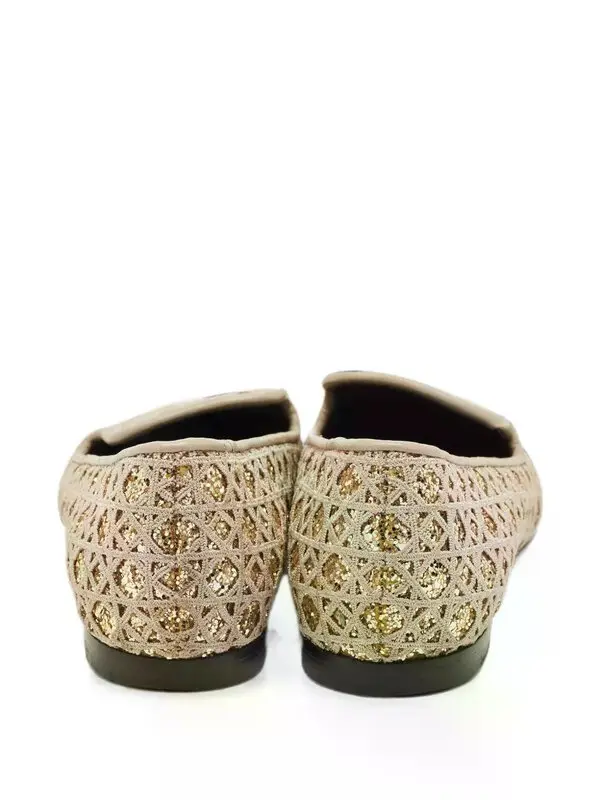 GIUSEPPE ZANOTTI Metal-toe Loafers - Gold