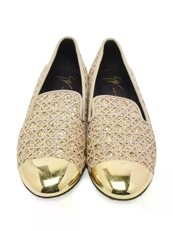 GIUSEPPE ZANOTTI Metal-toe Loafers