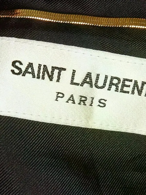 Saint Laurent Strapless Belted Mini Dress