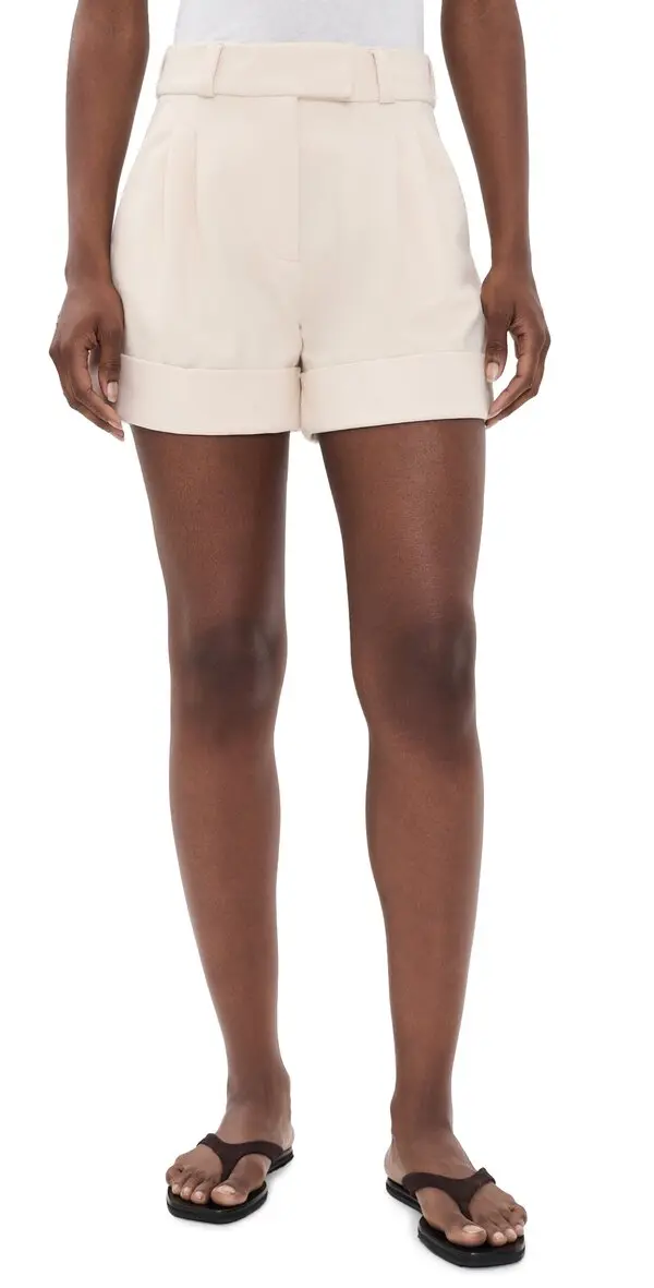Rag & Bone Neila Ponte Shorts - Birch