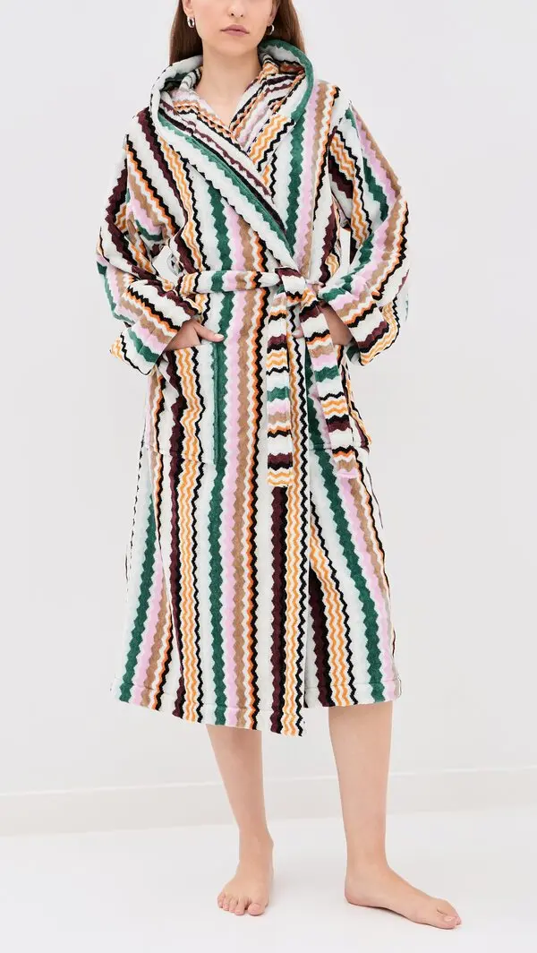 Missoni Aura Hooded Bathrobe