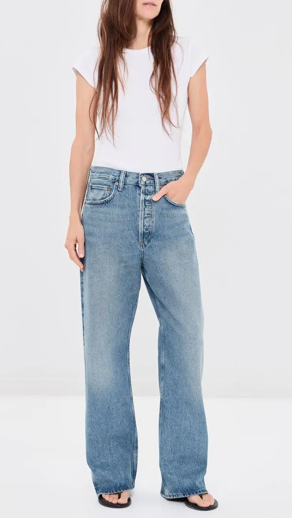 AGOLDE Petite Vintage Loose Jeans - Outbreak