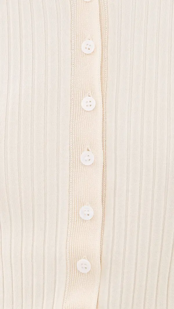 TWP Short Sleeve Polo Sweater