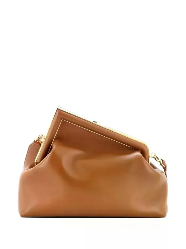 Fendi First Bag Leather Medium Clutch Bag