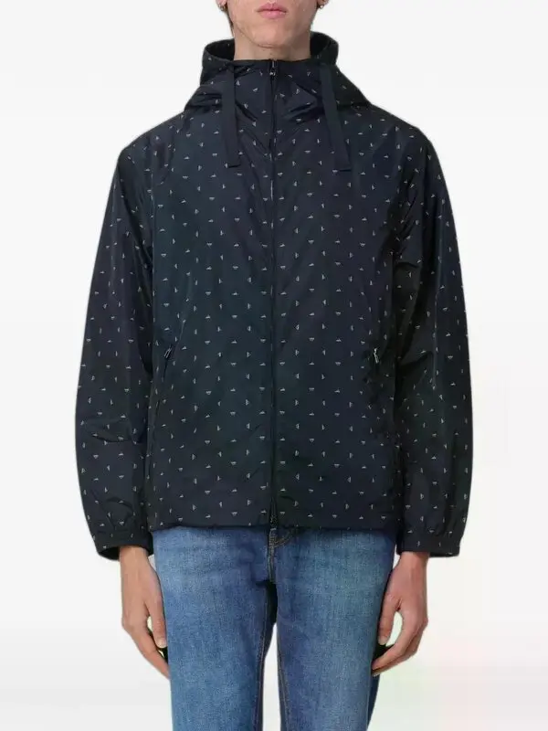 Emporio Armani Logo-print Hooded Jacket
