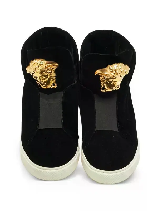 Versace Medusa Embellishment Sneakers