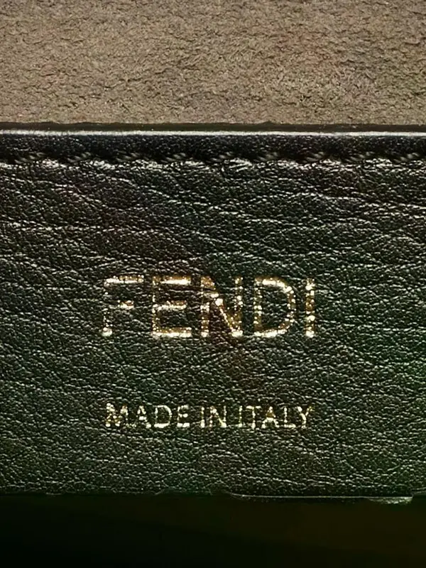 Fendi Kan I Zucca Shoulder Bag
