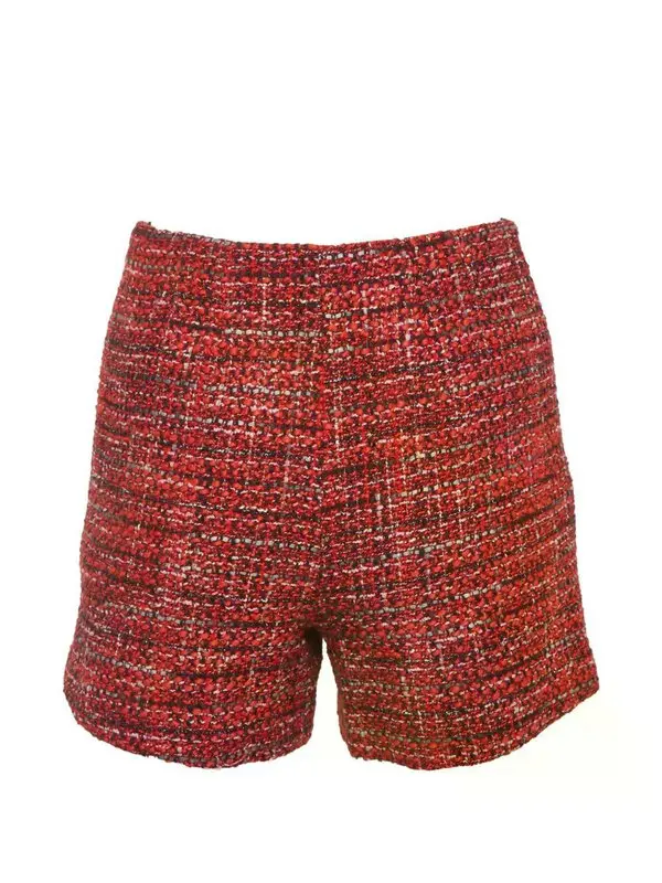 Maje Chain-detail Tweed Shorts