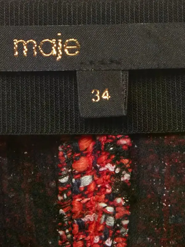 Maje Chain-detail Tweed Shorts