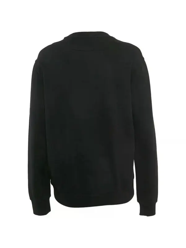 Givenchy Cotton Love Print Crew Neck Sweater