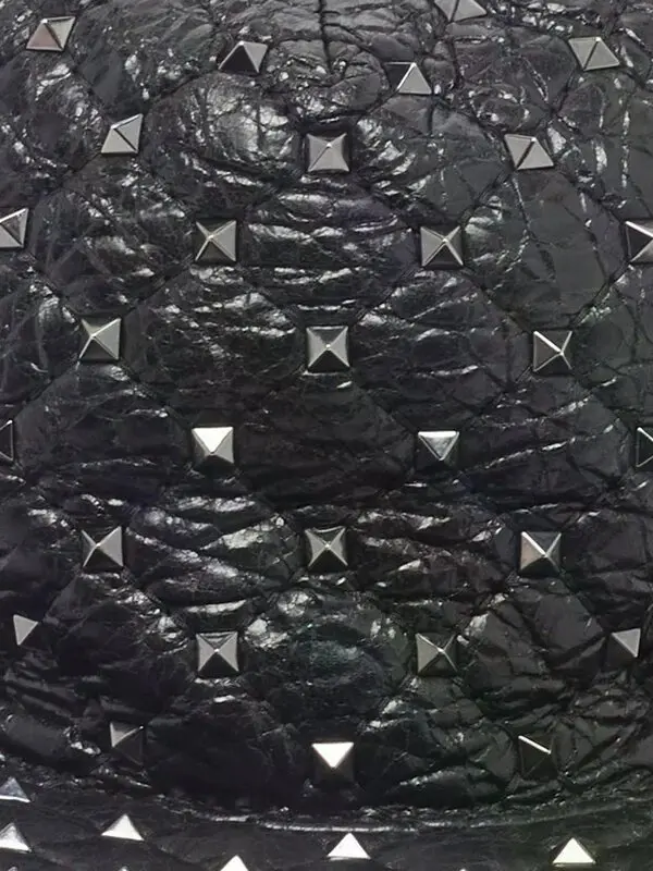 Valentino Garavani Rockstud Leather Cap