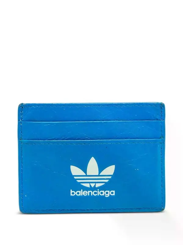 Balenciaga X Adidas Logo-detail Cardholder - Blue