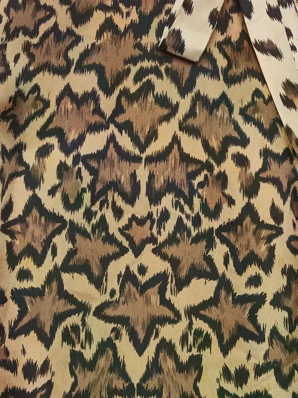 Red Valentino Leopard-print Pussy-bow Blouse