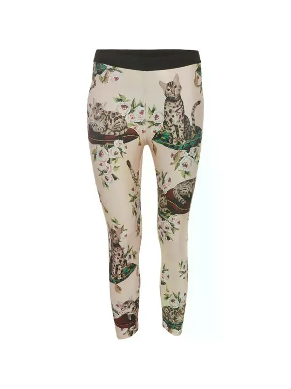 Dolce & Gabbana Printed Jersey Leggings