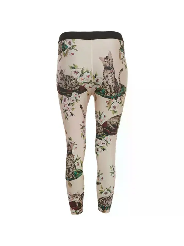 Dolce & Gabbana Printed Jersey Leggings
