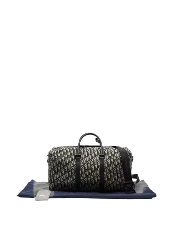 Dior 2021 Lingot Oblique-jacquard Duffel Bag