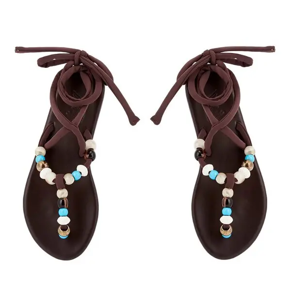 ANCIENT GREEK SANDALS Katia Beads