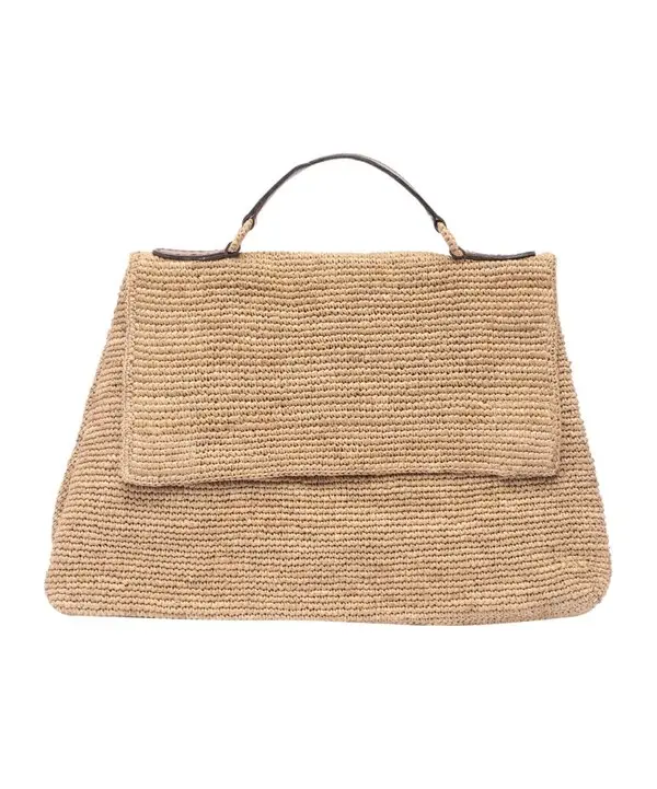 IBELIV Lahady Foldover-top Tote Bag - Tea