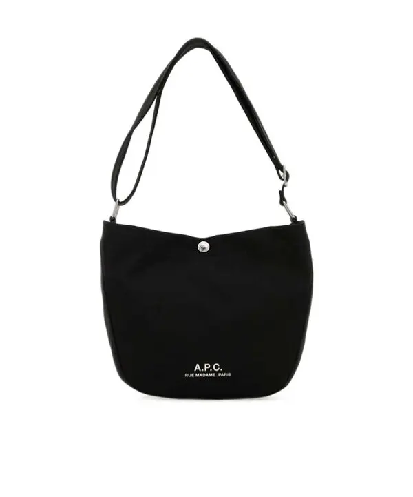 A.p.c. Besace Journal Small Shoulder Bag - Black