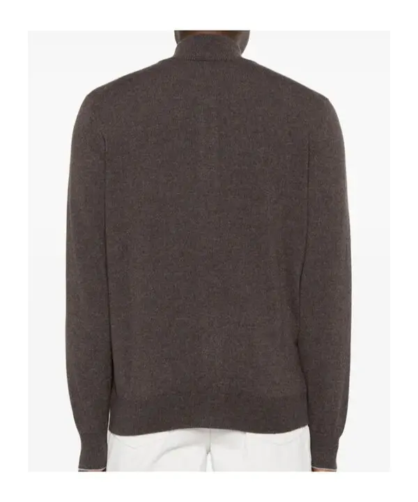 Brunello Cucinelli Cashmere High-neck Cardigan With Zipper