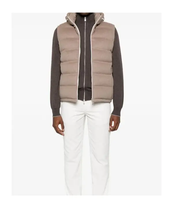 Brunello Cucinelli Cashmere High-neck Cardigan With Zipper