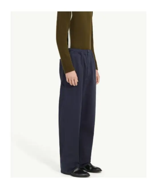 MAISON MARGIELA Overdyed Gabardine Wide-leg Trousers - Blue