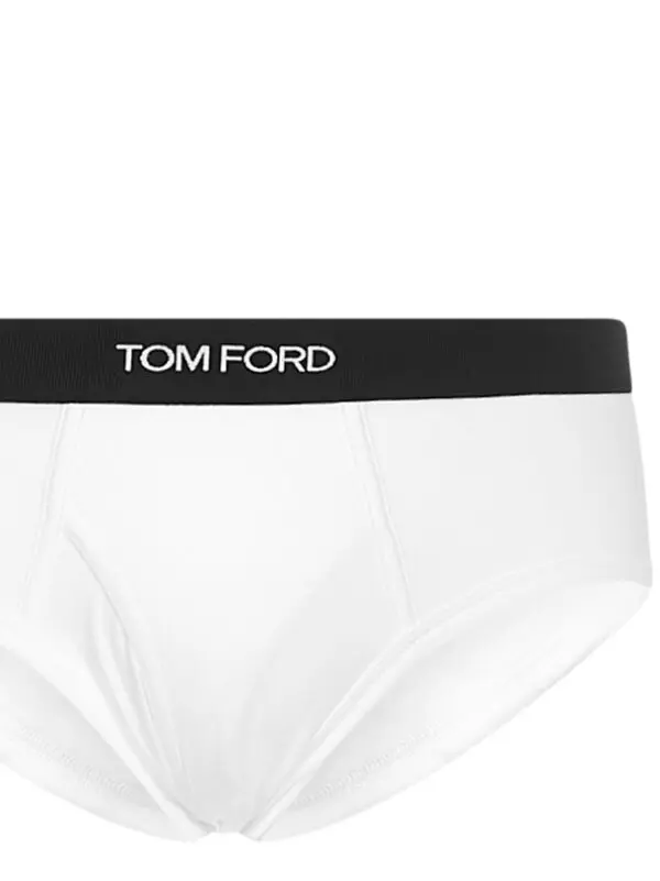 TOM FORD Logo Waistband Stretched Briefs
