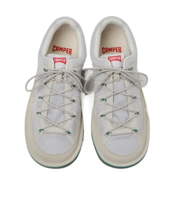 Camper Beetle Gray Textile Shoes For