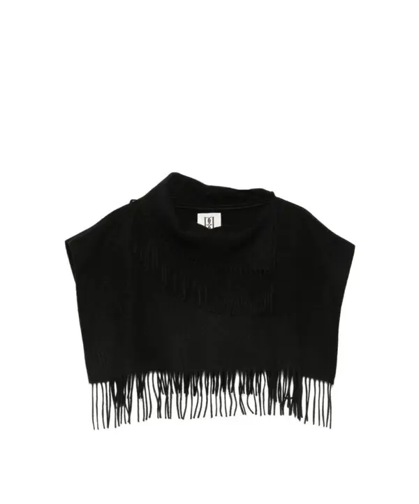 BY MALENE BIRGER Fringed Shawl - Black