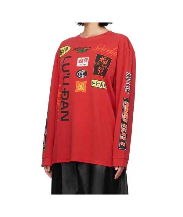 LU'U DAN Oversized Long Sleeve T-shirt