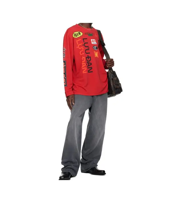 LU'U DAN Oversized Long Sleeve T-shirt