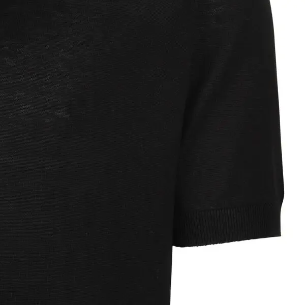 GRAN SASSO Short Sleeved Knitted Polo Shirt