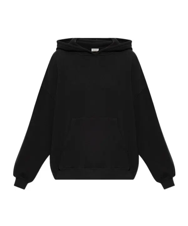 American Vintage Long-sleeve Hooded Sweatshirt - Black