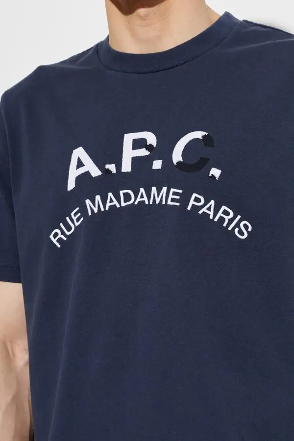 A.p.c. T-shirt ‘gots Marine