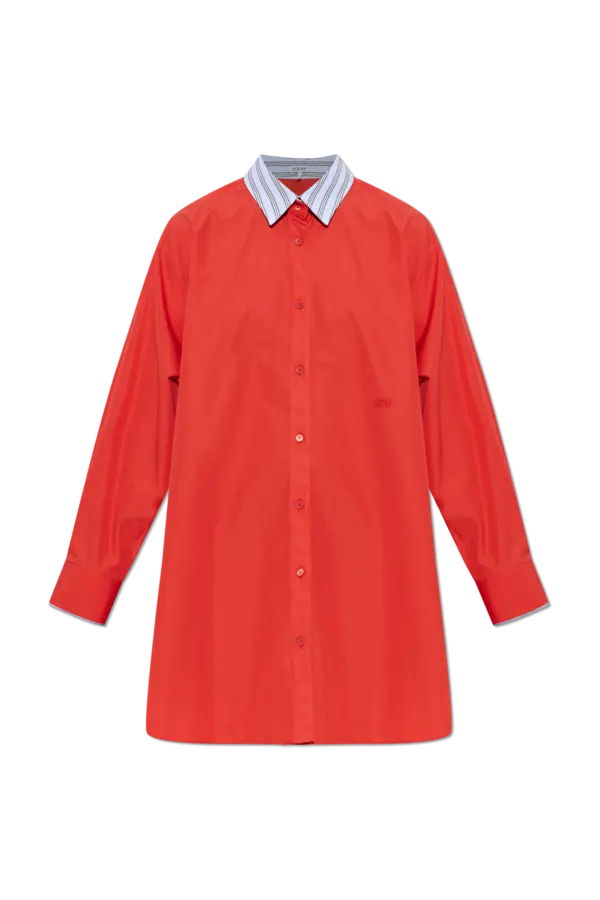 Loewe Shirt Dress - Red