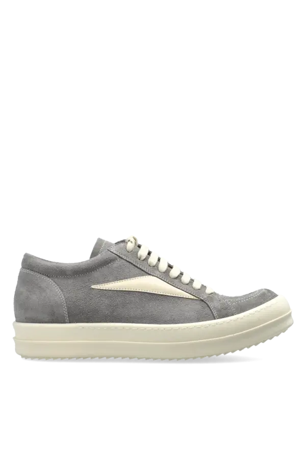 Rick Owens Suede Low-top Sneakers - Grey