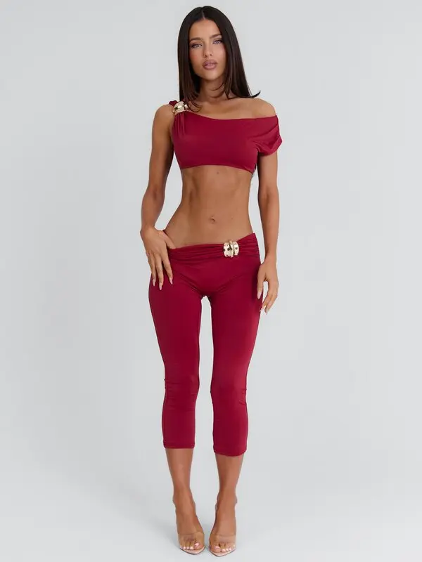 OUTCAST Atheena Crop Top Deep