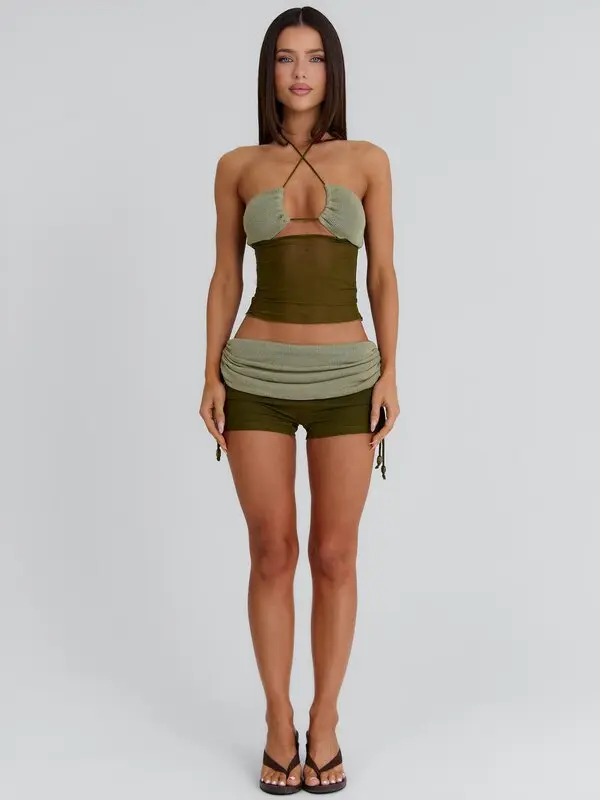OUTCAST Aubri Shorts Khaki