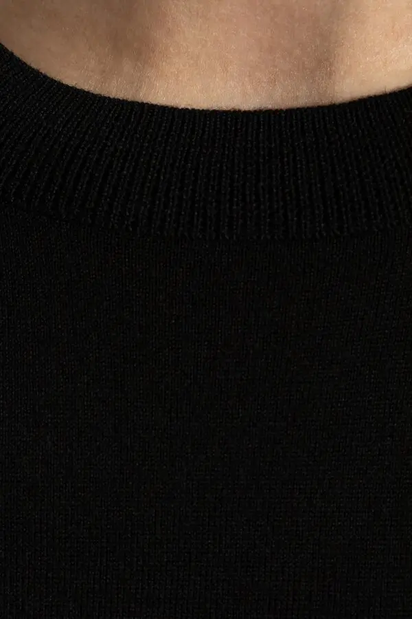 Dsquared2 Wool Top With Embroidered Logo