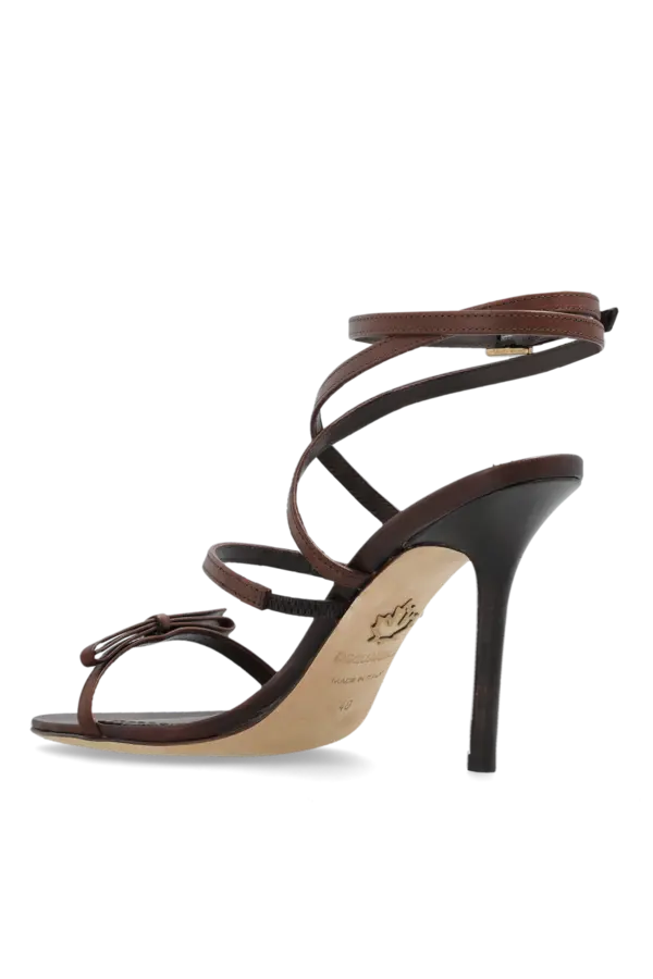 Dsquared2 Leather Heeled Sandals