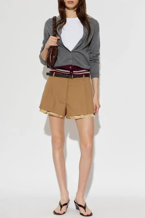 IRO PARIS Miel" Wool Knit Collared Cardigan