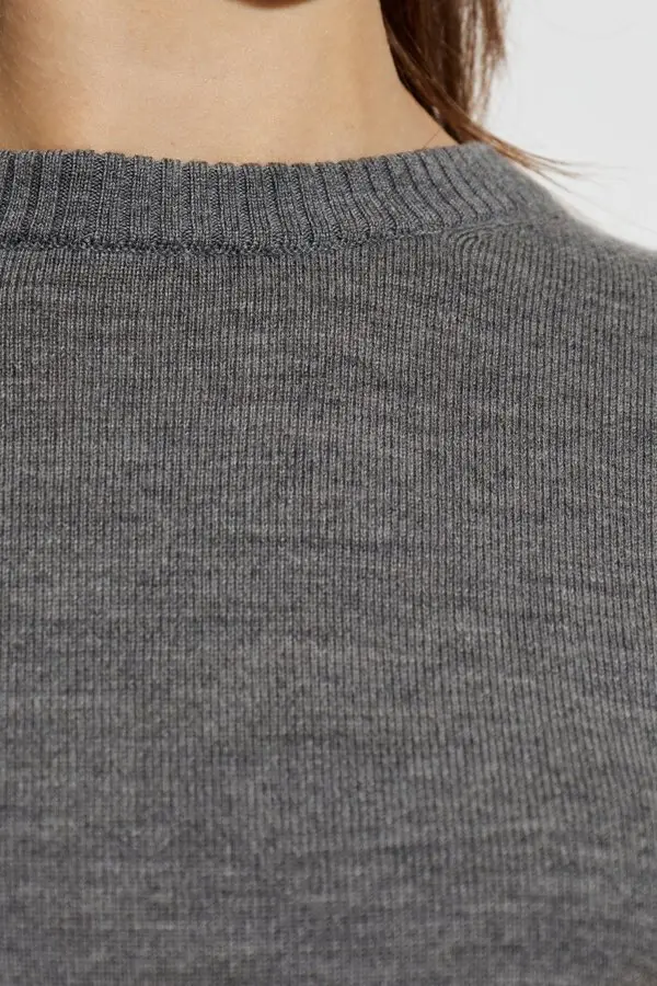 IRO PARIS Muse" Wool Knit Sweater With Contrast Cuffs