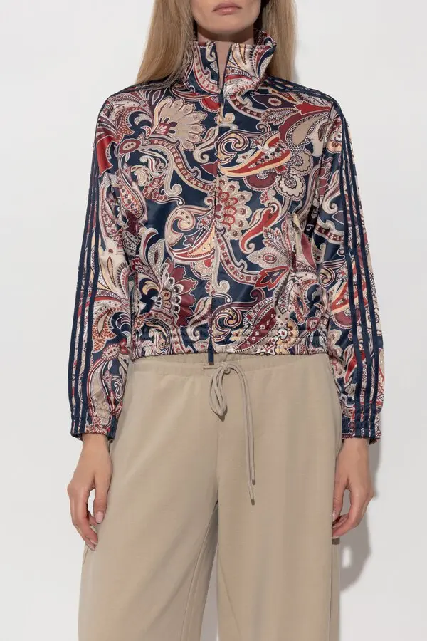 ADIDAS ORIGINALS Patterned Jacket With Stand-up Collar