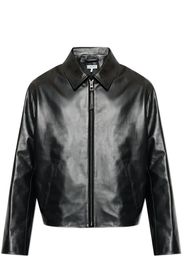 Loewe Leather Jacket - Black