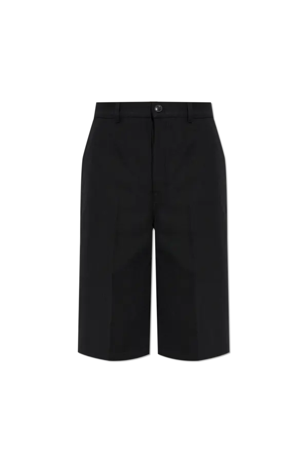 Rick Owens Wool Shorts - Black
